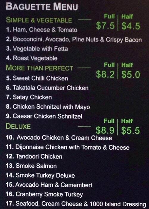 Sago Fresh Menu, Menu for Sago Fresh, City Centre, Adelaide ...