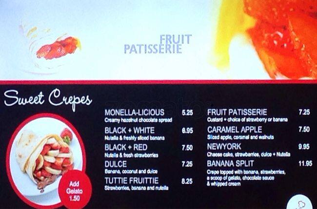 Crepe Delicious Menu, Menu for Crepe Delicious, Oakridge, Vancouver ...