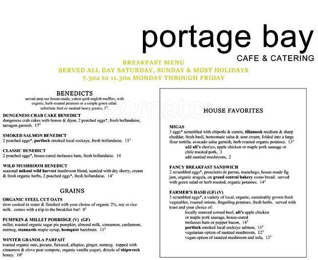 Portage Bay Cafe, South Lake Union, Seattle - Urbanspoon/Zomato