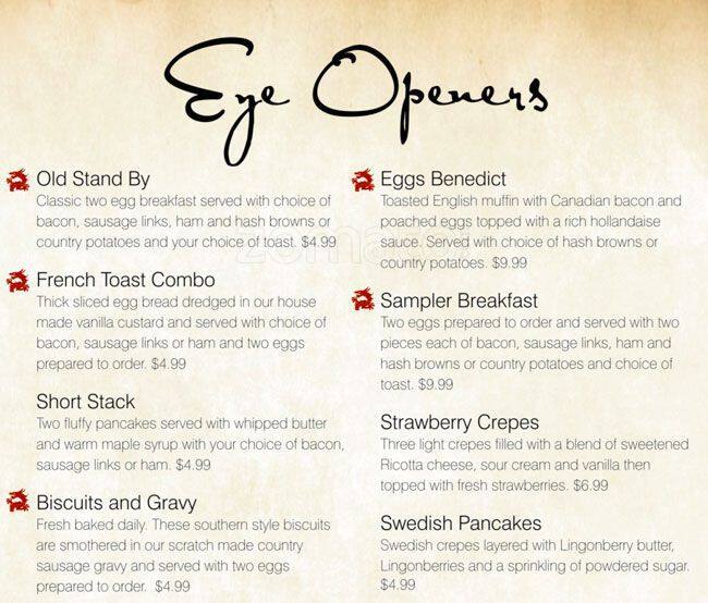 Menu at Dragon Tiger Casino pub & bar, Mountlake Terrace