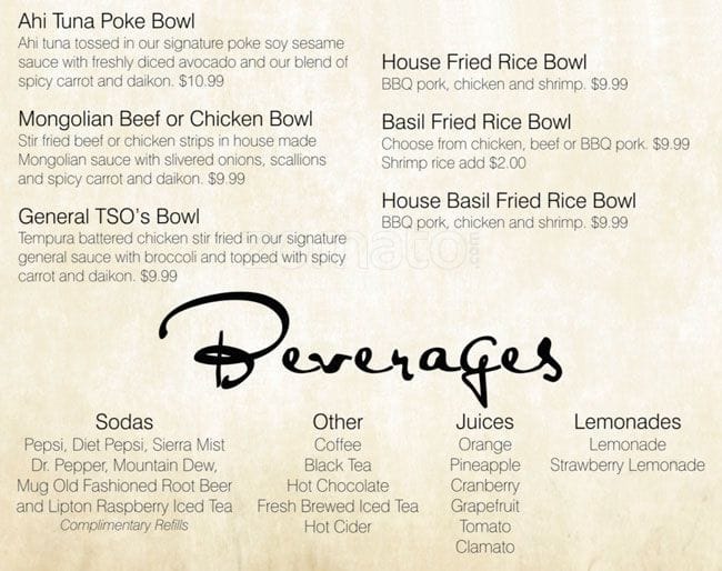 Menu at Dragon Tiger Casino pub & bar, Mountlake Terrace