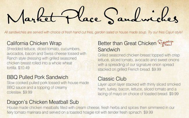 Menu at Dragon Tiger Casino pub & bar, Mountlake Terrace