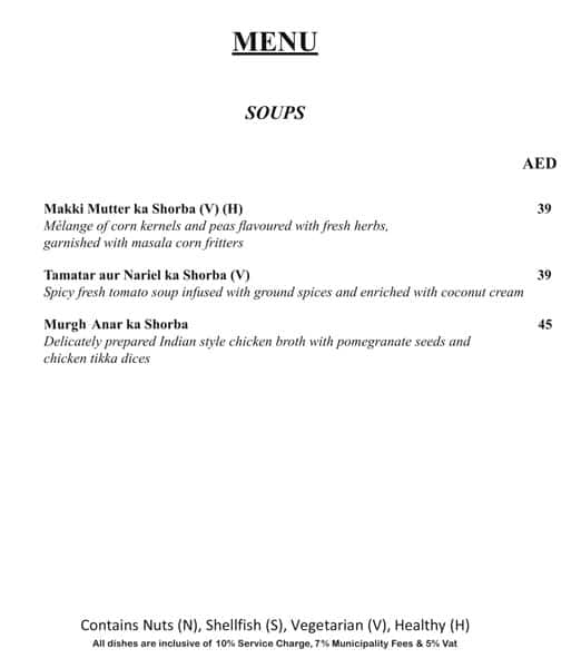 Menu at Mahec - Le Méridien Dubai Hotel & Conference Centre restaurant ...