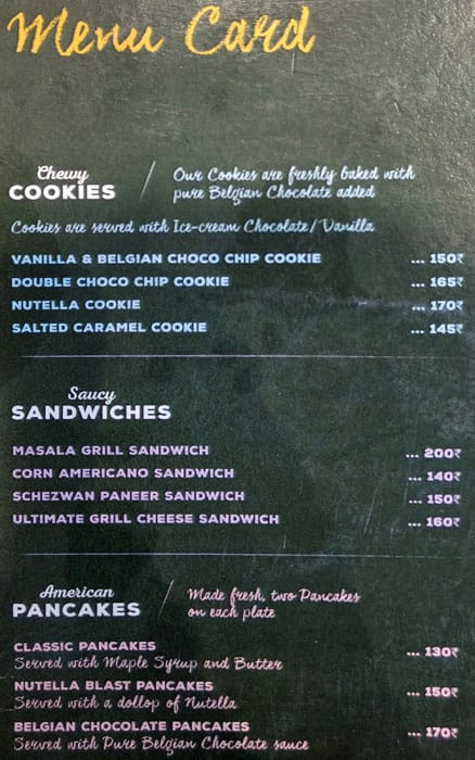 Menu at The Dough Company, Surat, H-6