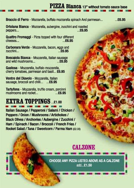 Menu at Tony Macaroni Braehead restaurant, Renfrew, 2 King's Inch Rd