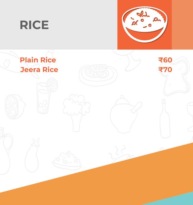 Menu at Food Venture, Bhopal