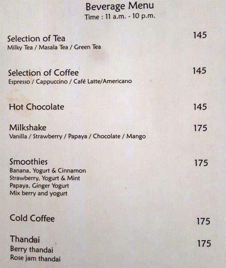 Menu at Lotus Lounge Restaurant, Varanasi, Mansarovar Ghat