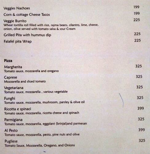 Menu at Lotus Lounge Restaurant, Varanasi, Mansarovar Ghat