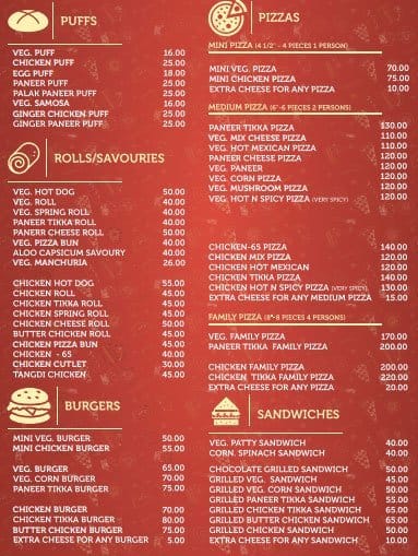 KS Bakers Menu, Menu for KS Bakers, Miyapur, Hyderabad - Zomato