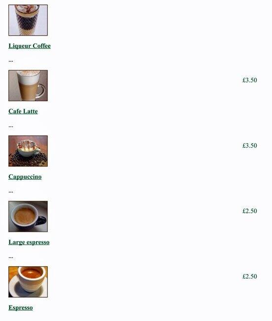 Menu at La Fiaba restaurant, Caterham, 12-44 Croydon Rd