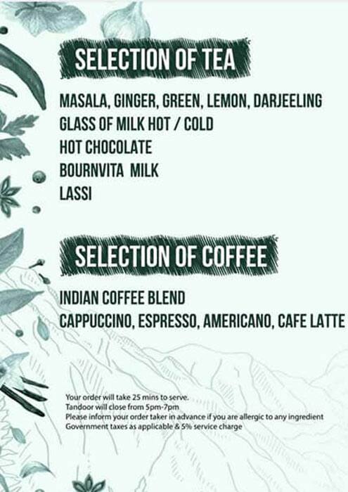 Menu at Himalayan Cedar Cafe And Bar, Manali