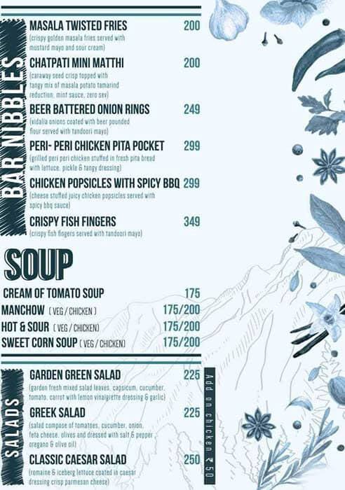 Menu at Himalayan Cedar Cafe And Bar, Manali