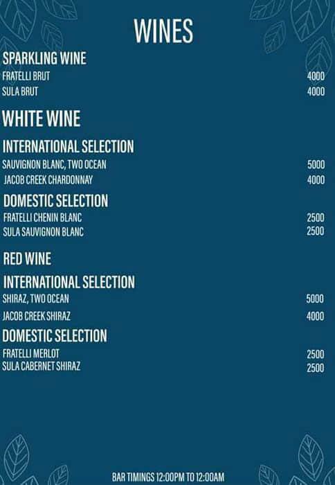 Menu at Himalayan Cedar Cafe And Bar, Manali