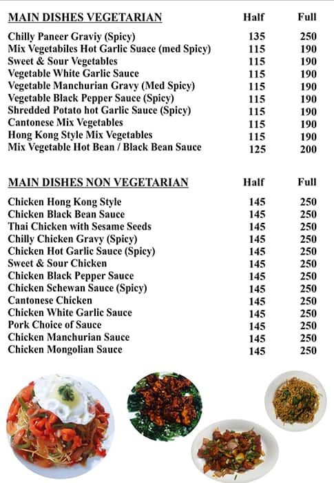 Menu at Sayyam Restaurant, New Delhi