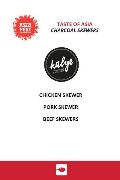 Menu at Kalye Filipino BBQ - Asiafest, Adelaide