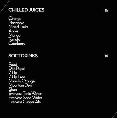 Menu at Deck Se7en Pool Bar, Novotel, Dubai