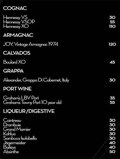 Menu at Deck Se7en Pool Bar, Novotel, Dubai