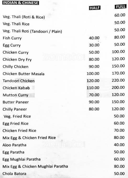 JG's Menu, Menu for JG's, Paltan Bazaar, Guwahati - Zomato