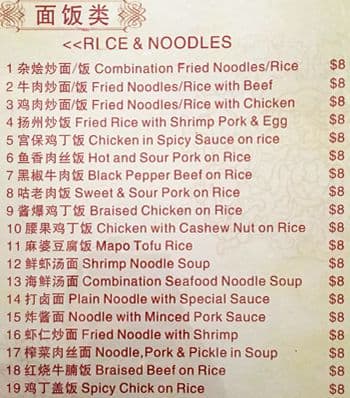 Menu at Guest House Restaurant, Auckland