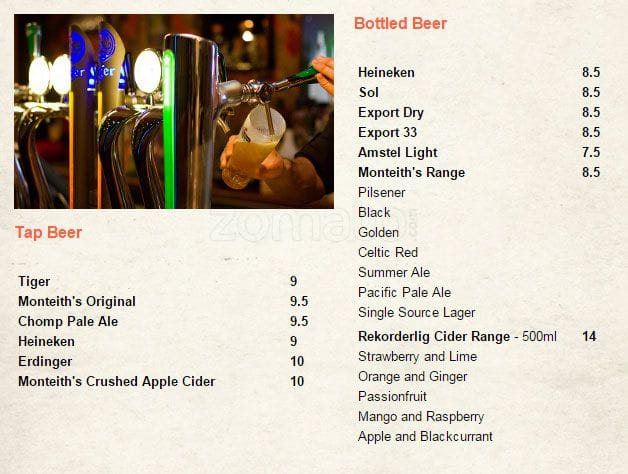 Easy Tiger Menu, Menu for Easy Tiger, Hamilton Central, Hamilton ...