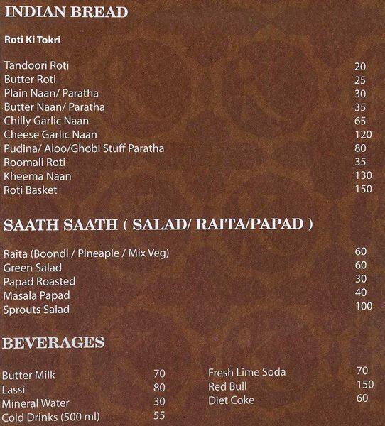 Menu at Khasiyat, Mumbai, Shop No 51 Sector 7 Patel Heritage ...