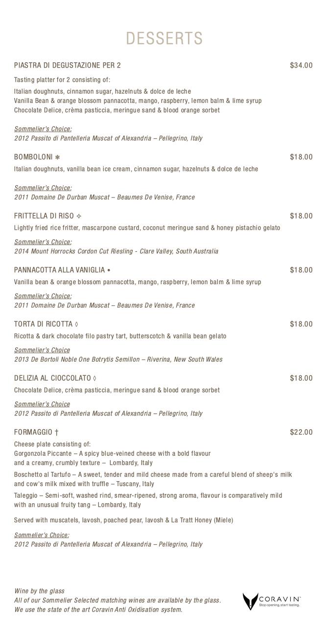 Menu at Fairfield RSL Club, Fairfield, 14 Anzac Ave