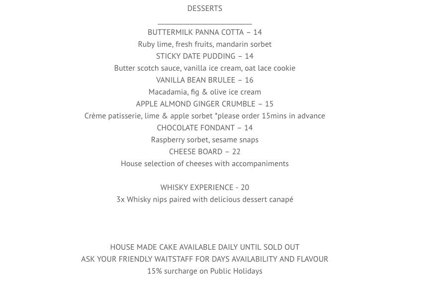 Menu at Padburys Cafe Restaurant, Guildford