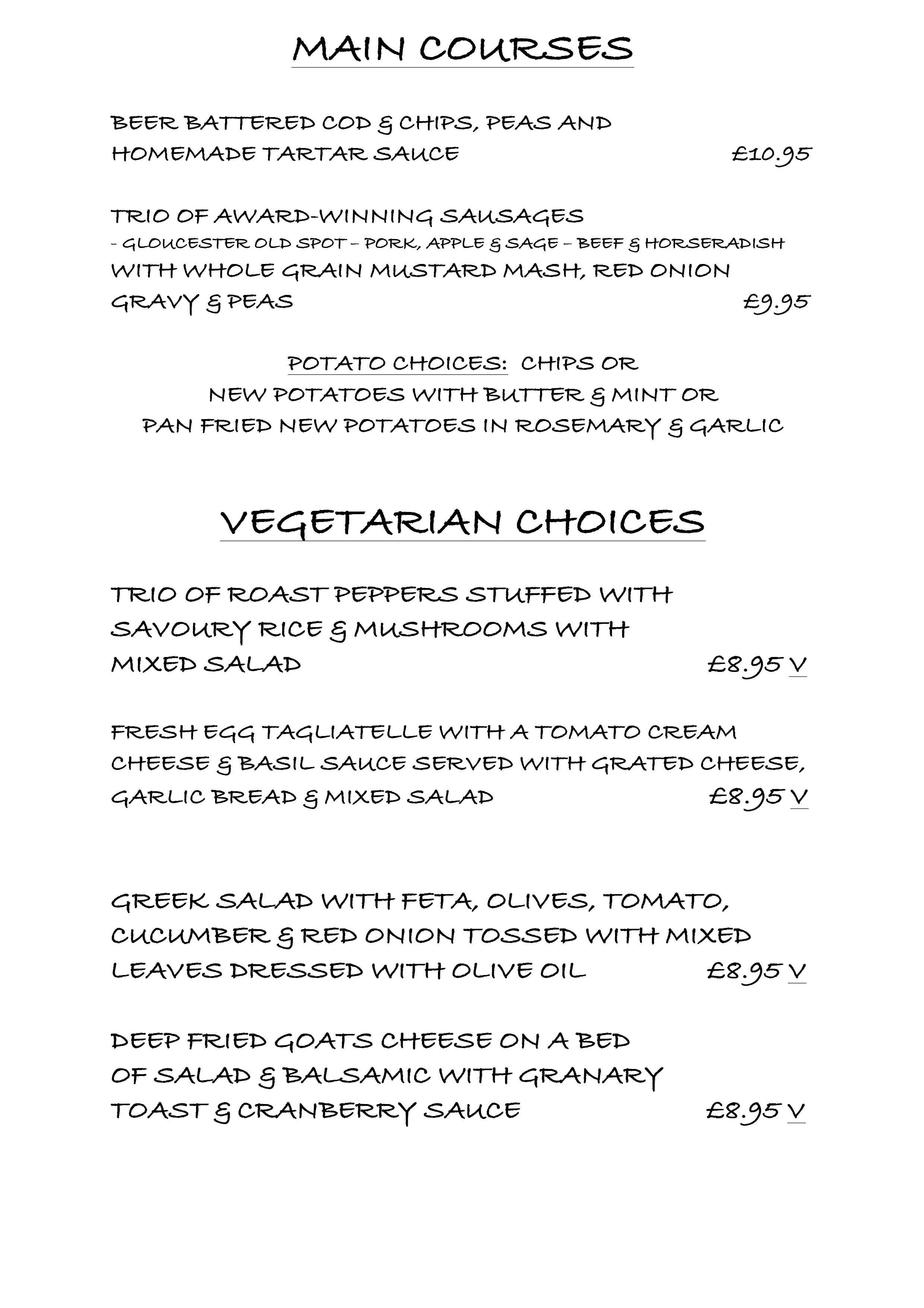 Menu at Café René cafe, Gloucester, 31 Southgate St