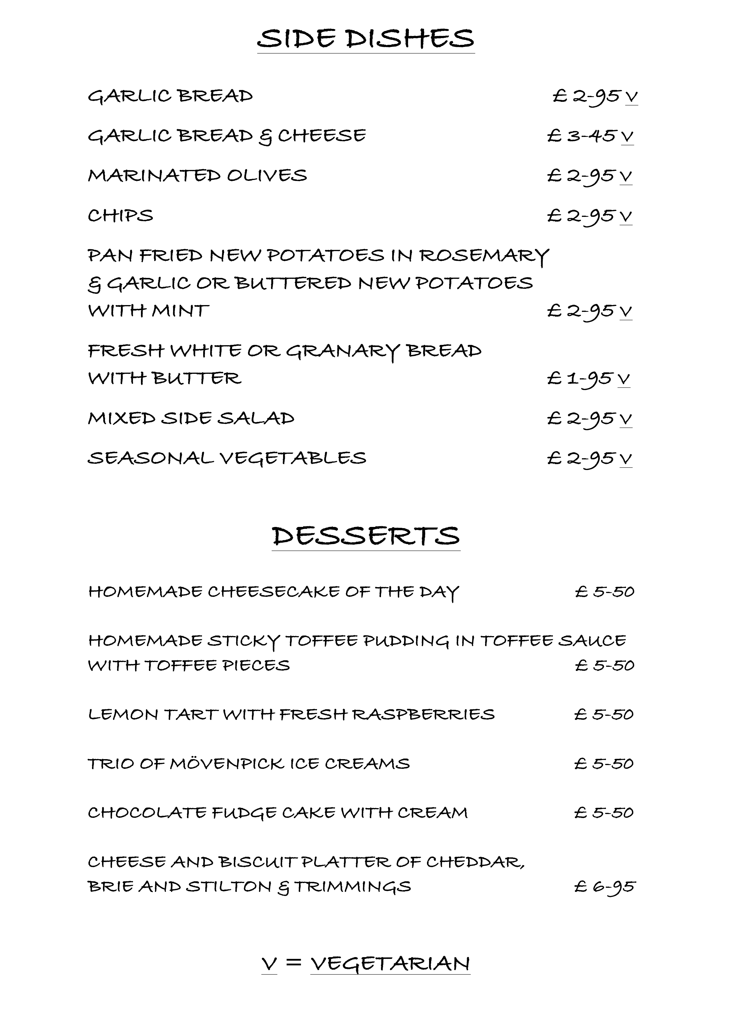 Menu at Café René cafe, Gloucester, 31 Southgate St