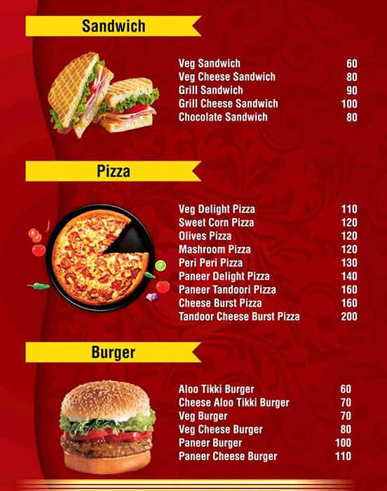 Menu of Star Cafe, Talegaon, Pune