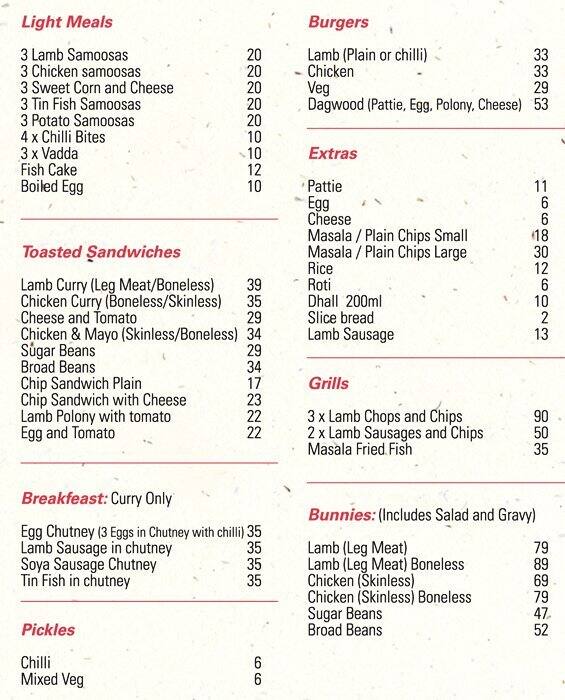 The Purple Lounge a Midrand: Foto del Menu con Prezzi - Zomato SA
