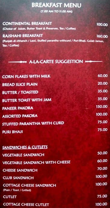 Curry Cafe Menu, Menu for Curry Cafe, South Tukoganj, Indore - Zomato