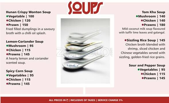 Menu at Dancing Wok, Bengaluru, Magrath Road