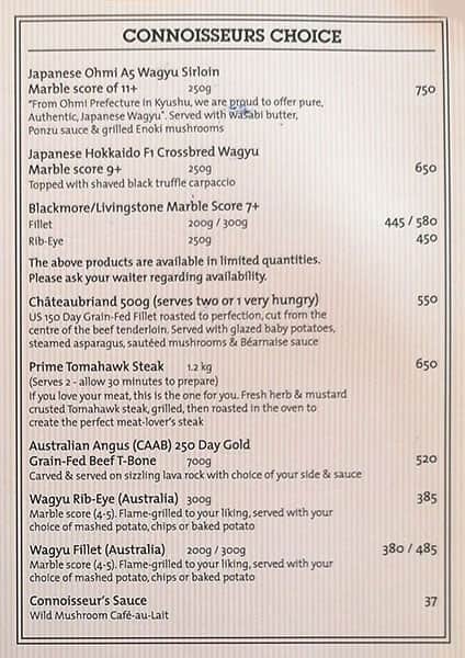 Menu at The Meat Co fast food, Abu Dhabi, Souk Al Beri