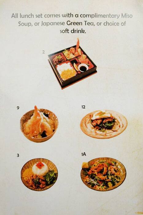 Menu at Edoya restaurant, Doncaster East