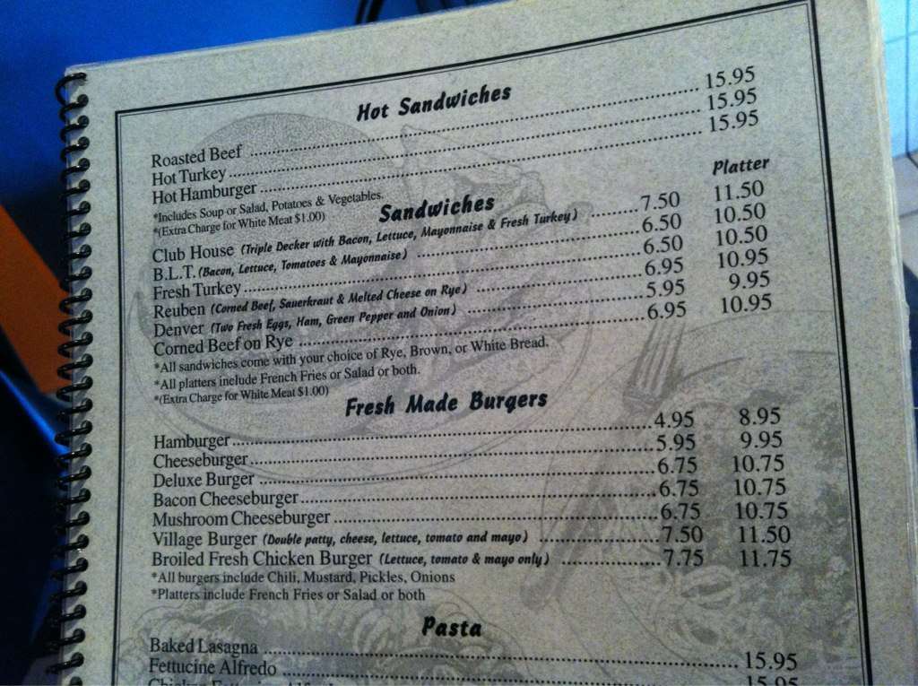 Menu au Tuxedo Village Family Restaurant - Greek Food, Winnipeg ...