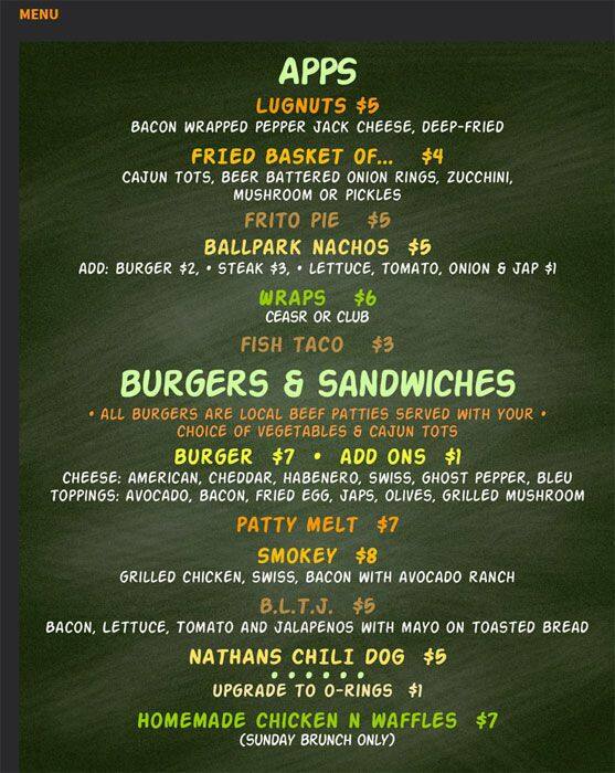 Triple Wide Menu, Menu for Triple Wide, Manchaca, Austin - Urbanspoon ...