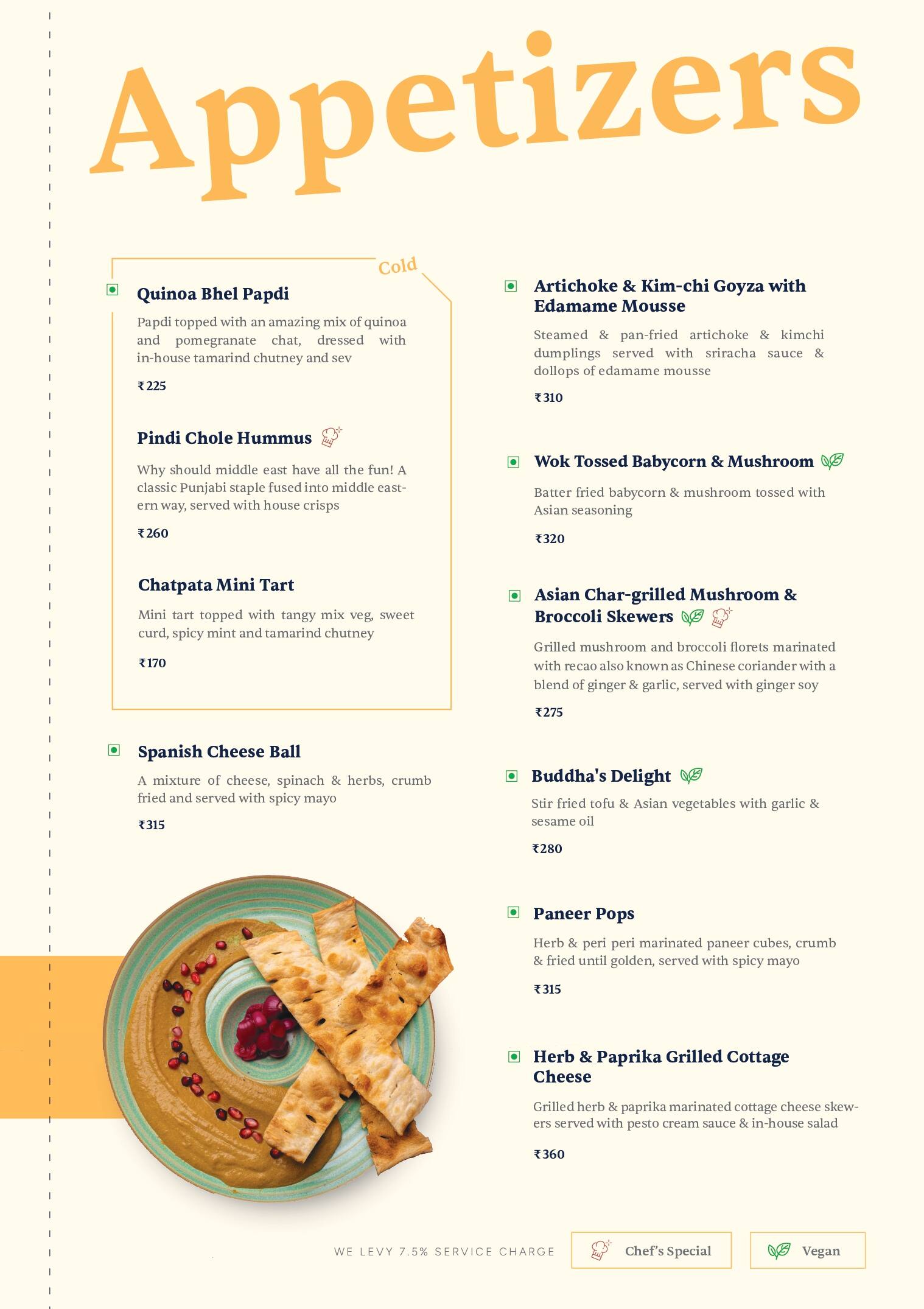 Menu of Float Brewery, Kalyan Nagar, Bangalore