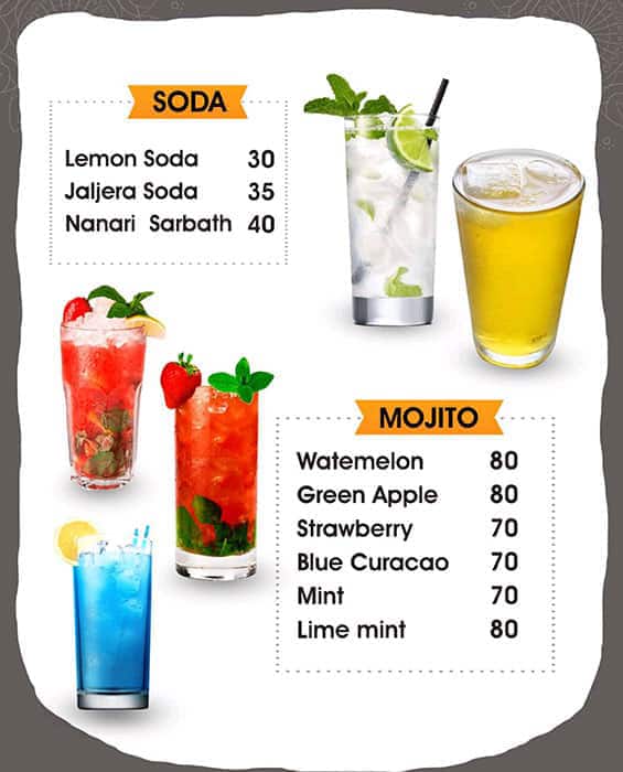 Menu of Cinemakaran Tea Shop, Chromepet, Chennai