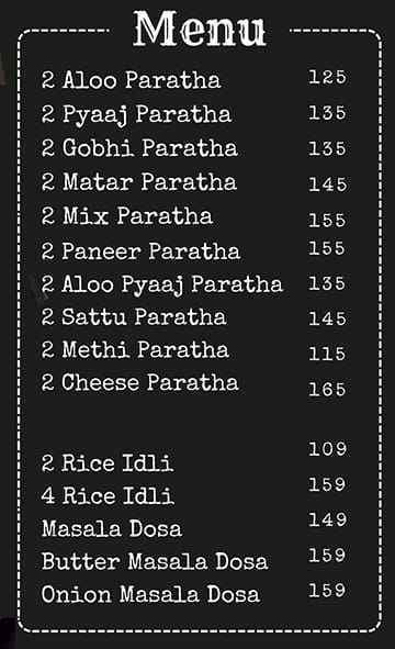 Menu of The Spice Kitchen, Gomti Nagar, Lucknow