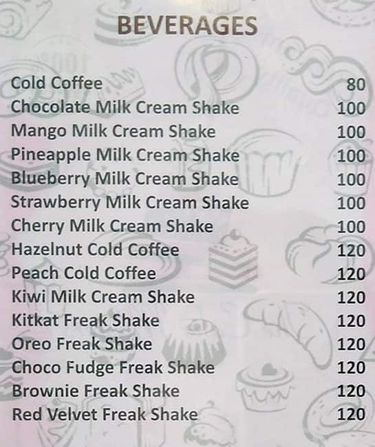 Menu at The Cake Masters, Greater Noida