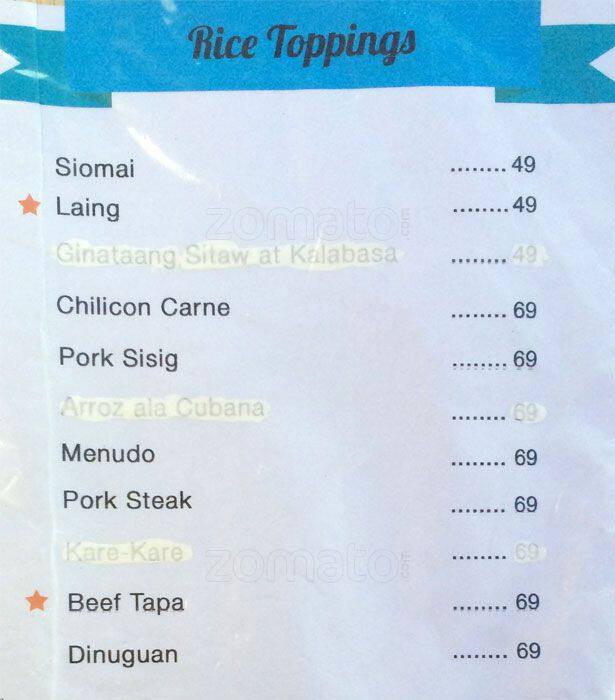 Menu at Joliant Restaurant Betterliving, Parañaque, 153 Dona Soledad Avenue
