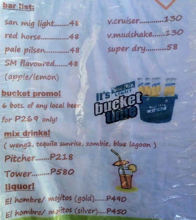 Menu at Joliant Restaurant Betterliving, Parañaque, 153 Dona Soledad Avenue