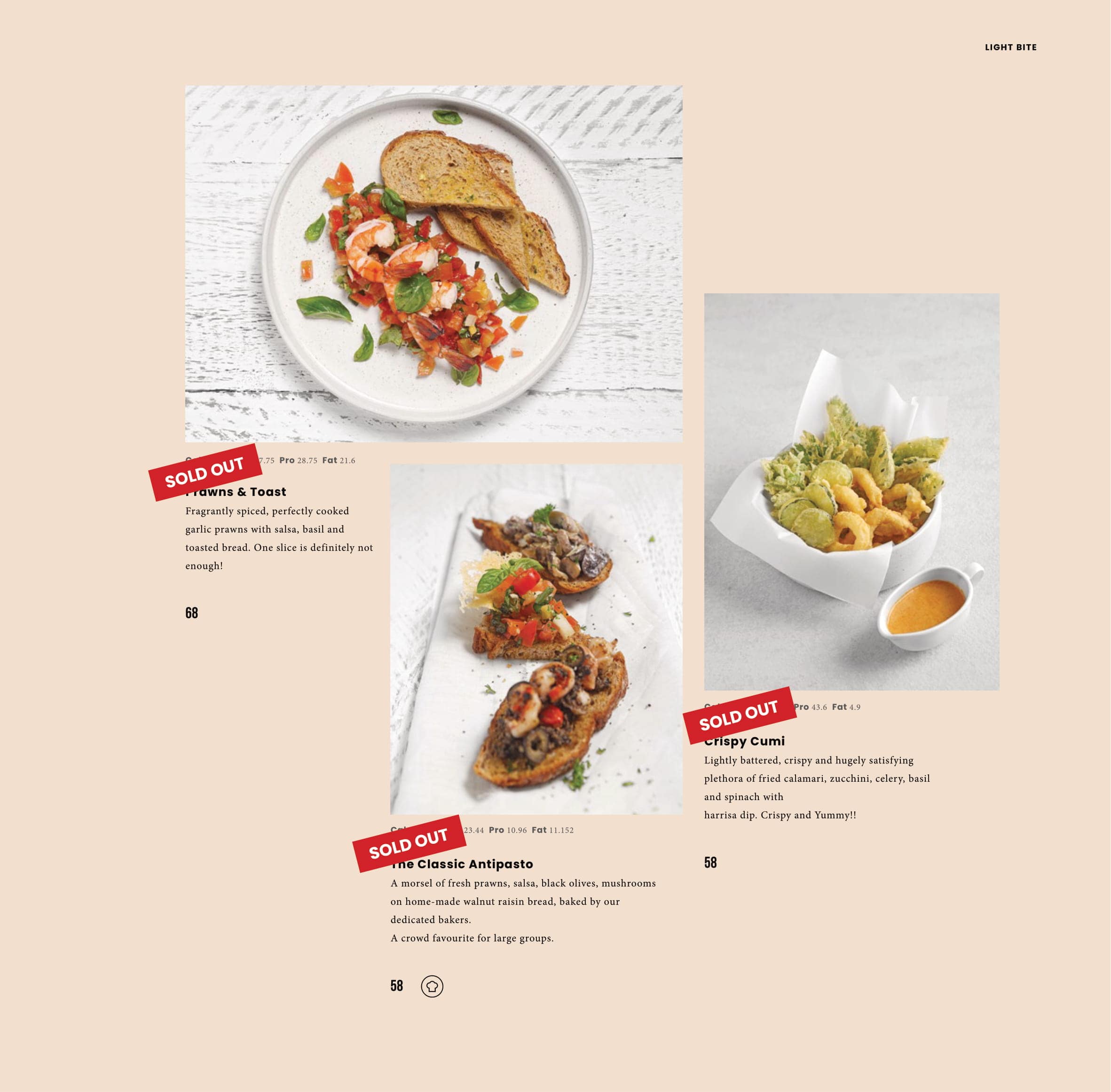 Menu at Bakerzin cafe, Jakarta, Jln. Casablanca