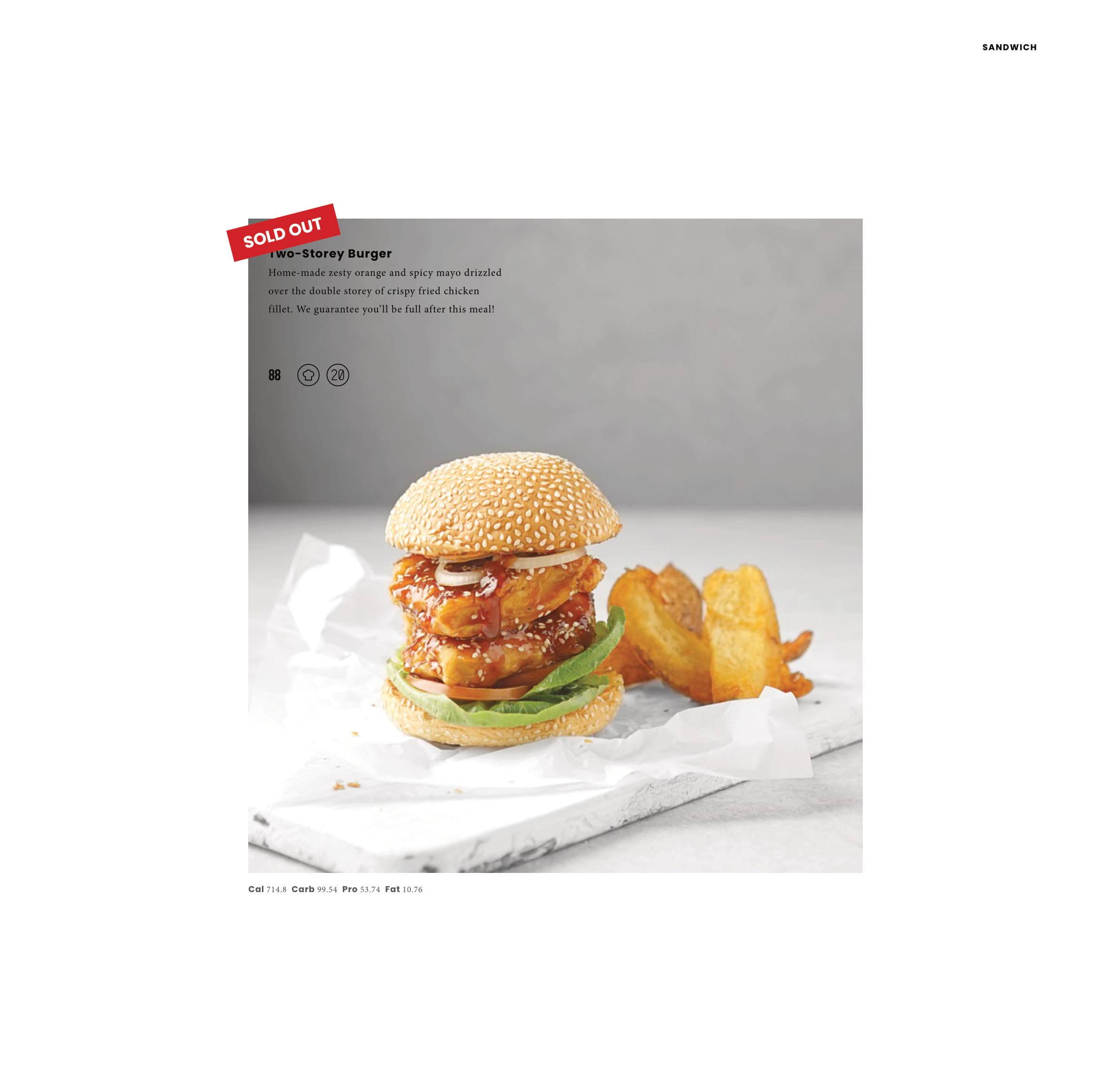 Menu at Bakerzin cafe, Jakarta, Central Park Mall