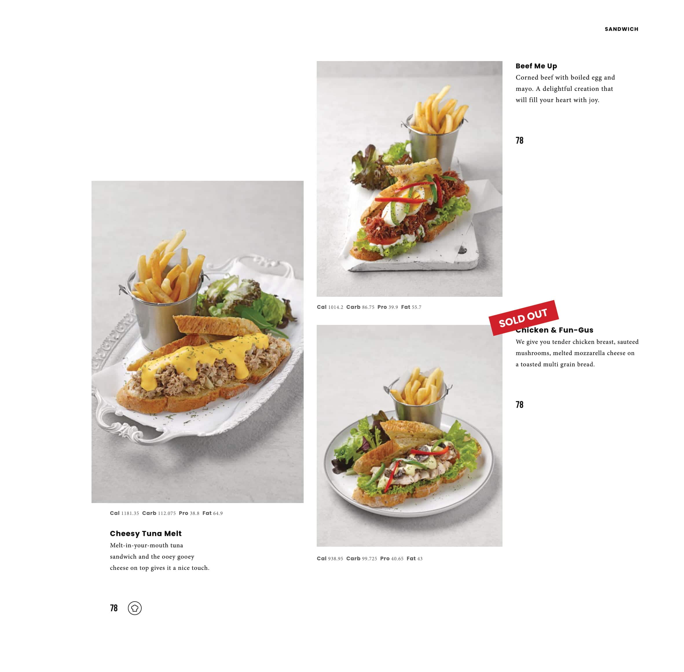 Menu at Bakerzin cafe, Jakarta, Jln. Casablanca