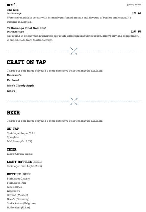 Menu at Lone Star steakhouse, Hamilton, 185 Victoria St