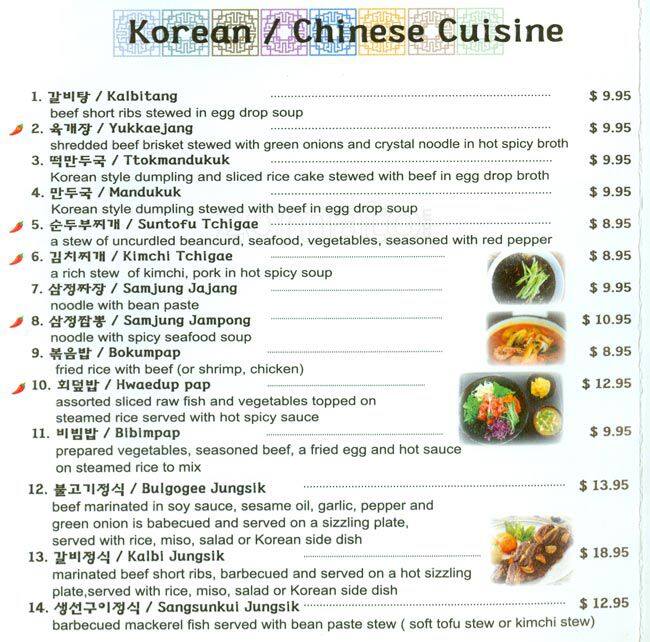 Carta del restaurante Sushi Momo, Toronto, Leslie St