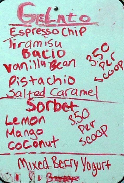 Menu at Lickety Split Ice Cream, New Rochelle, 295 City Island Ave