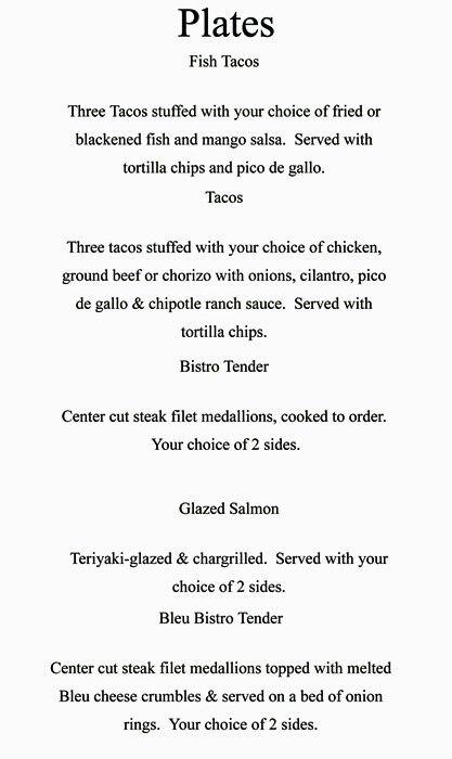 Menu at Locos Grill & Pub, Saint Simons Island, Old Demere Rd